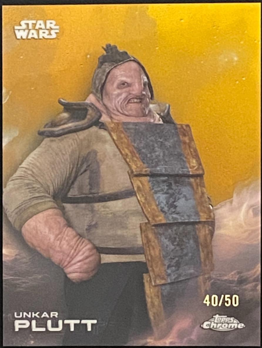 Unkar Plutt [Gold] #186 Prices | Star Wars 2025 Topps Chrome | Star ...