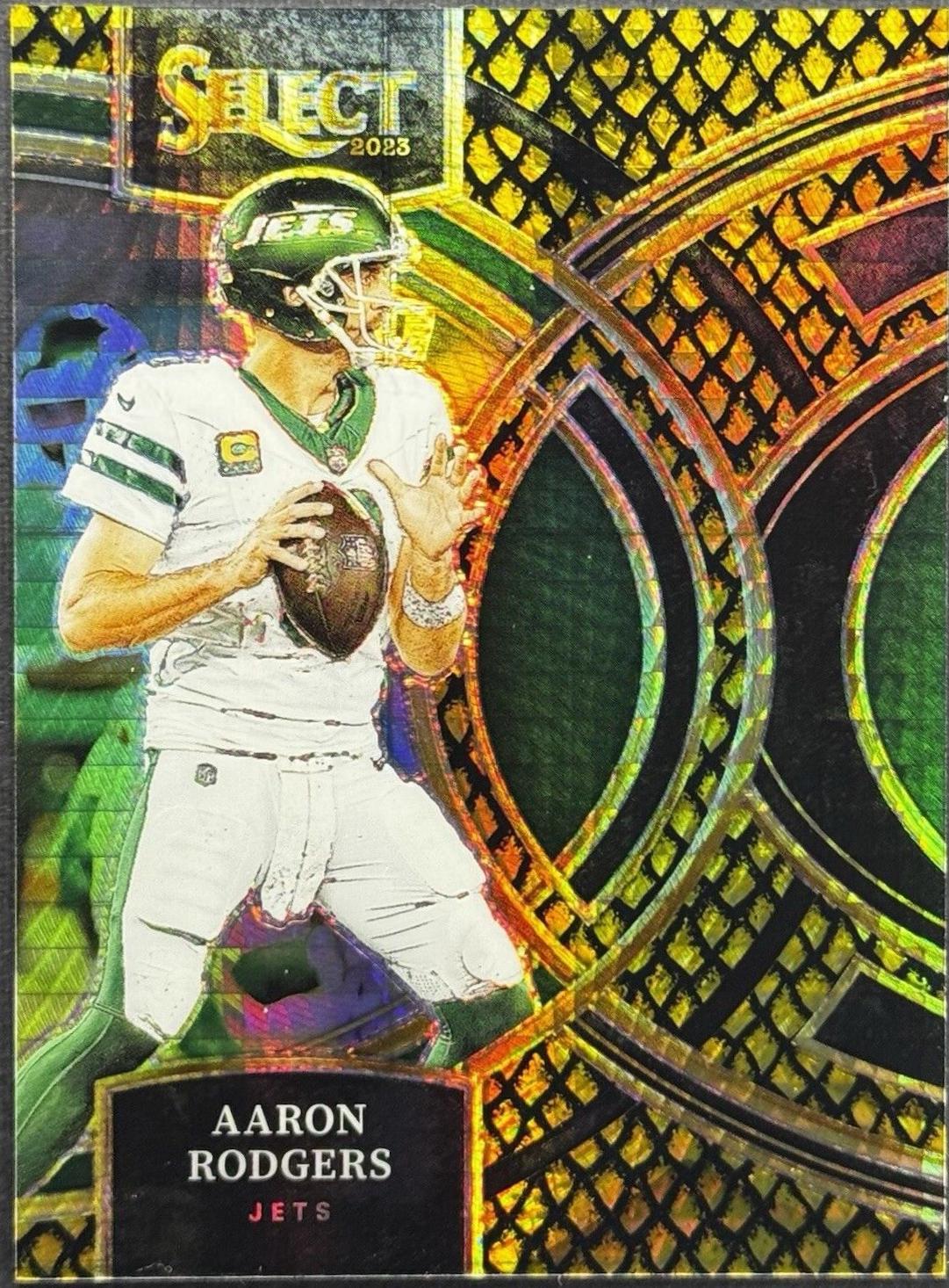 Aaron Rodgers [Dragon Scale Gold Prizm] #121 Prices | 2023 Panini ...