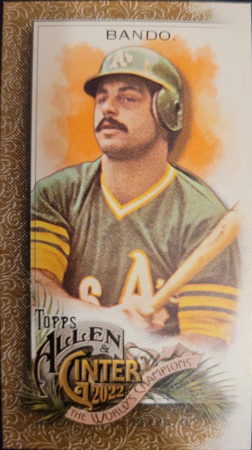Sal Bando [Mini Gold Border] #324 Prices | 2022 Topps Allen & Ginter ...