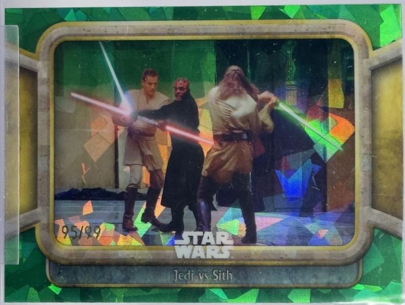 Jedi vs. Sith [Green] #80 Prices | Star Wars 2024 Topps Chrome Sapphire ...