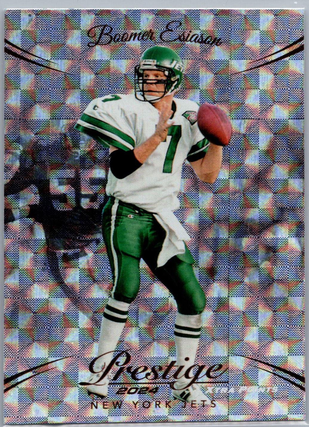 Boomer Esiason [Hyper Xtra Points] #236 Prices | 2024 Panini Prestige ...