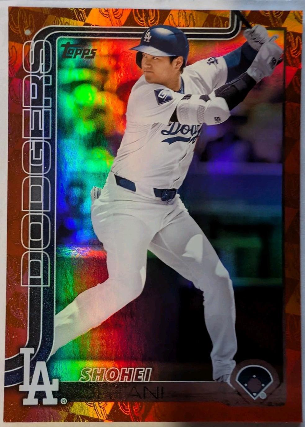 Shohei Ohtani [Spring Training Orange Foilboard] #1 Prices | 2025 Topps ...