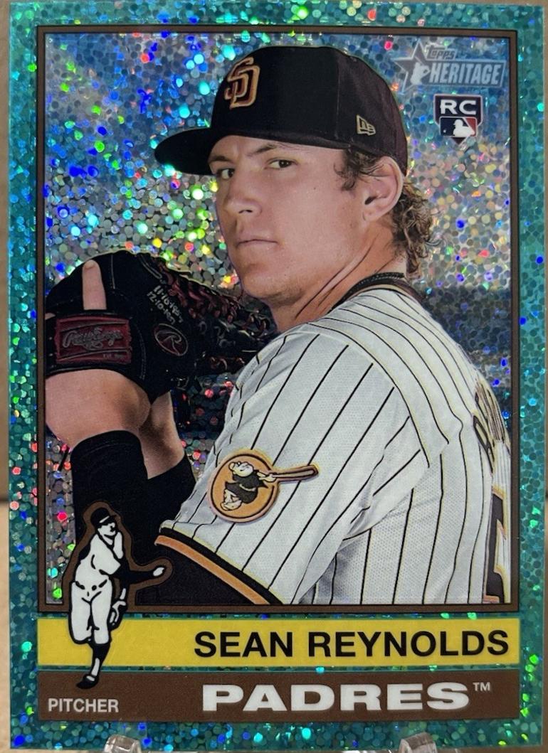 Sean Reynolds [Light Blue Sparkle Variation] #160 Prices | 2025 Topps Heritage | Baseball Cards