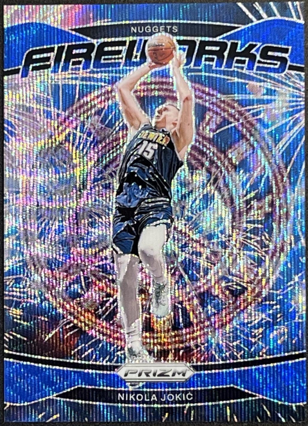 Nikola Jokic [Blue Wave] #11 Prices | 2024 Panini Prizm Fireworks ...