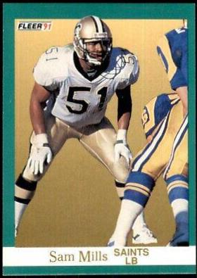 Sam Mills #301 Prices | 1991 Fleer | Football Cards