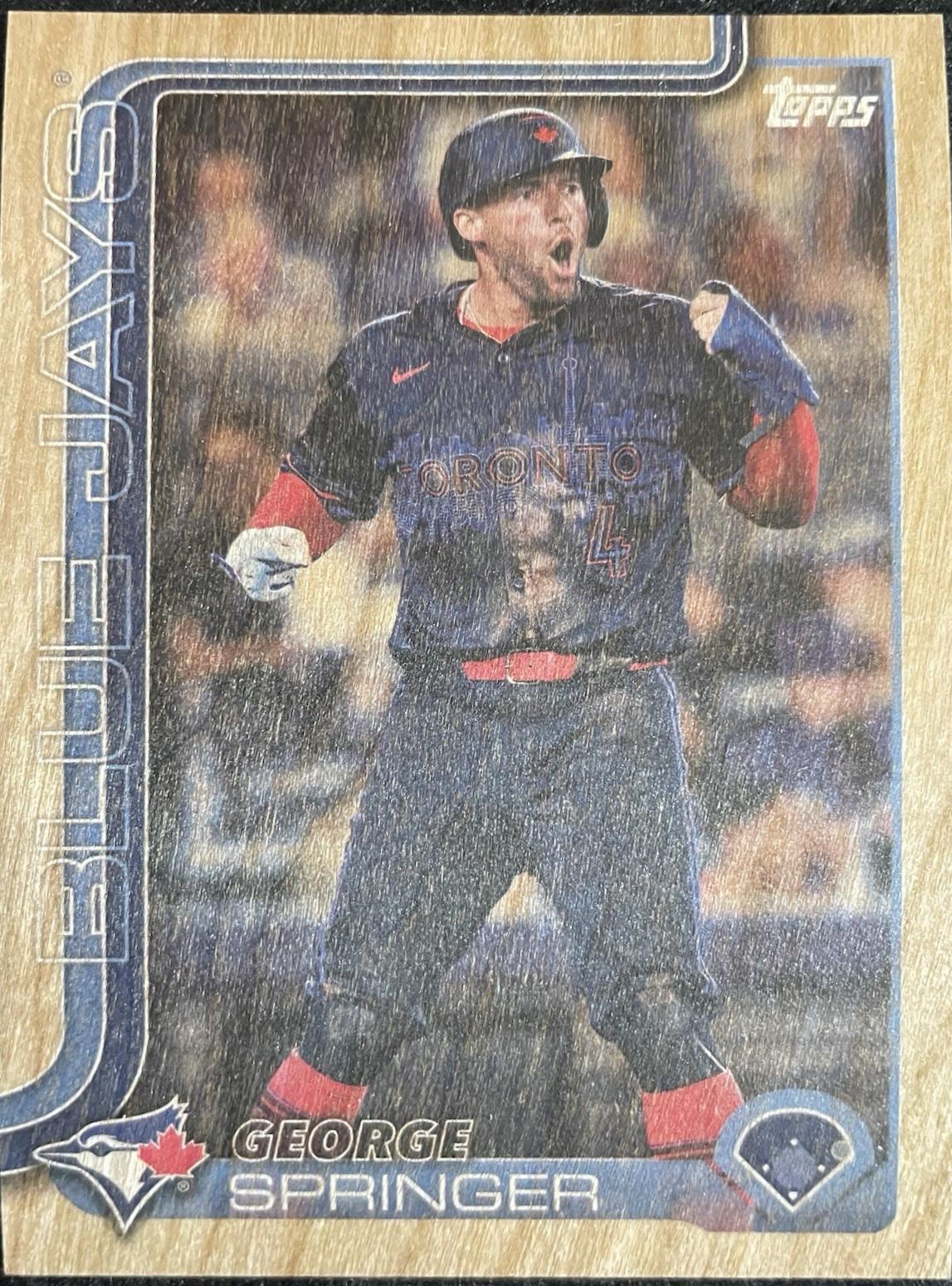 George Springer [Wood] #82 Prices | 2025 Topps | Baseball Cards