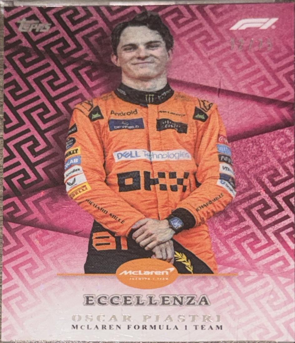 Oscar Piastri [Pink] Prices | 2024 Topps Eccellenza Formula 1 | Racings ...