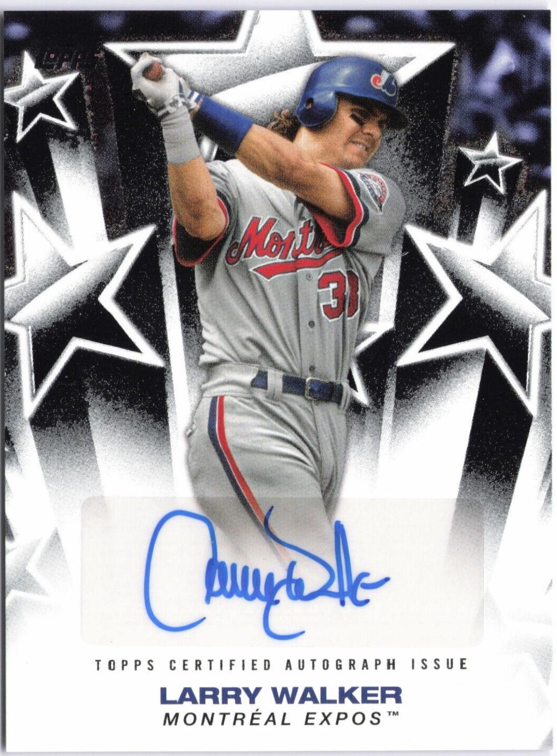 Larry Walker #BSA-LW Prices | 2025 Topps Baseball Stars Autograph ...