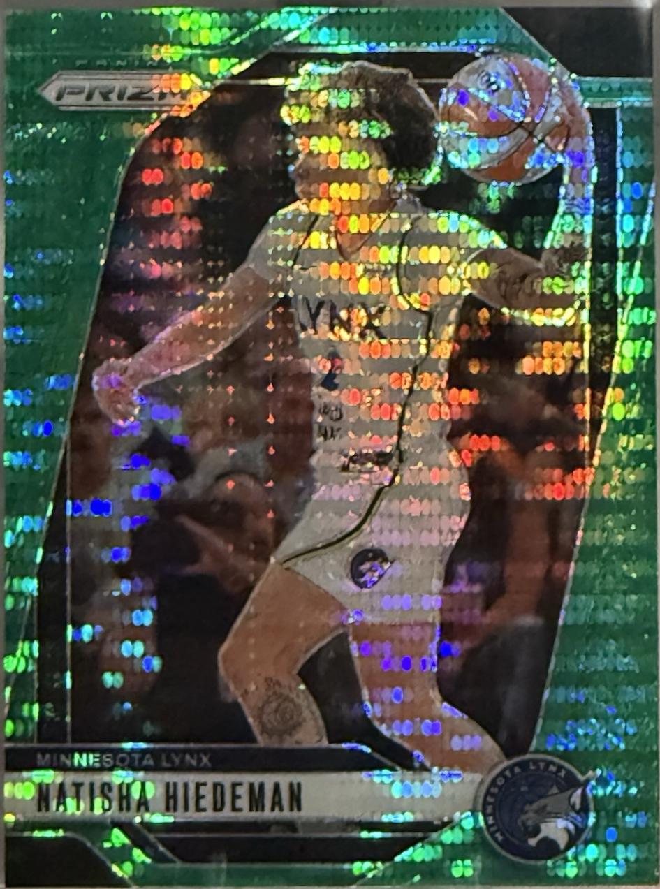 Natisha Hiedeman [Green Pulsar] #18 Prices | 2024 Panini Prizm WNBA ...