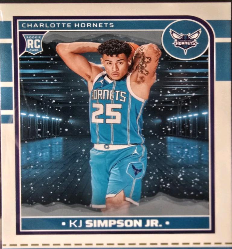 KJ Simpson Jr. [Winter] #272 Prices [Rookie] | 2024 Panini NBA Hoops ...