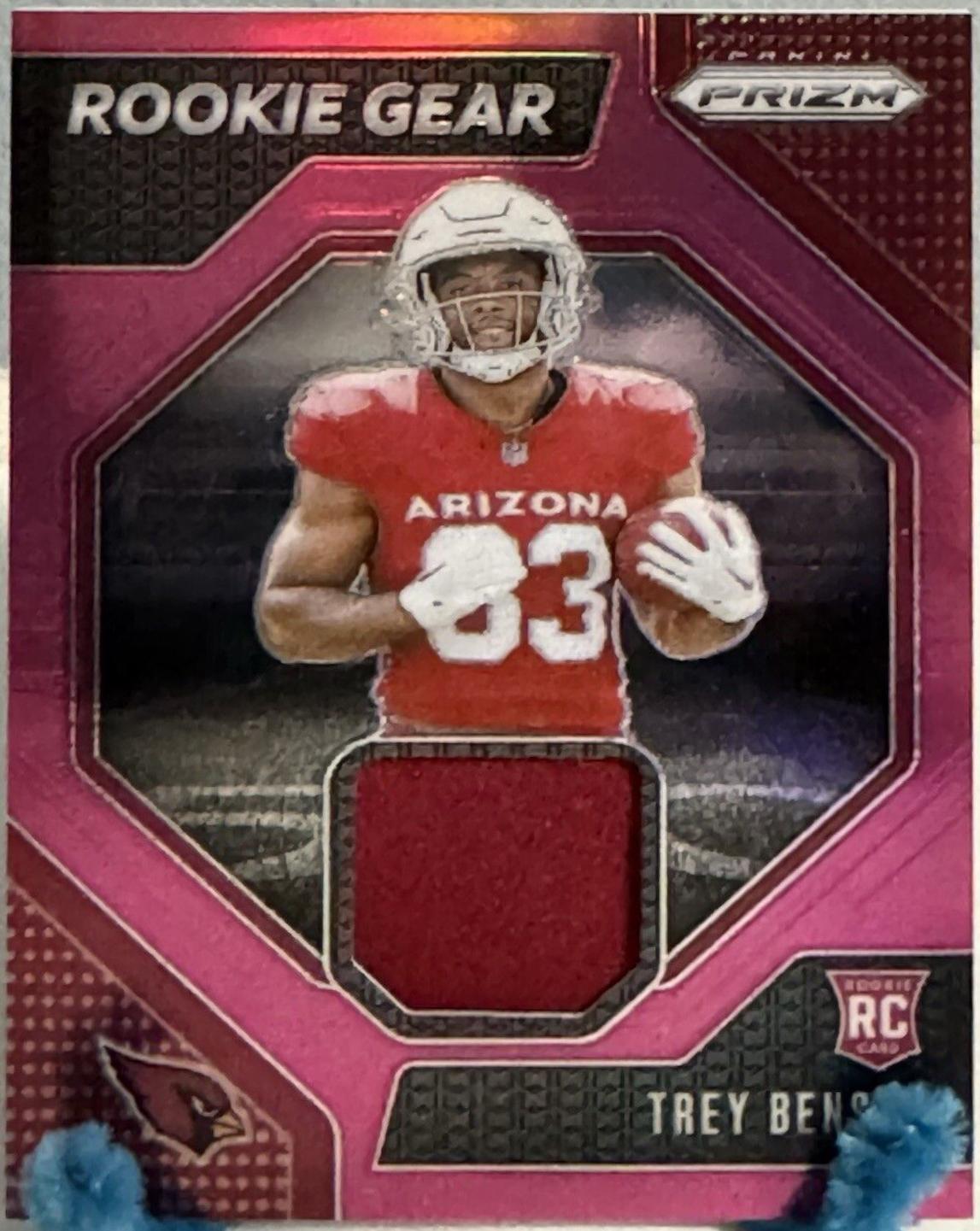 Trey Benson [Pink] #RG-TBN Prices | 2024 Panini Prizm Rookie Gear ...