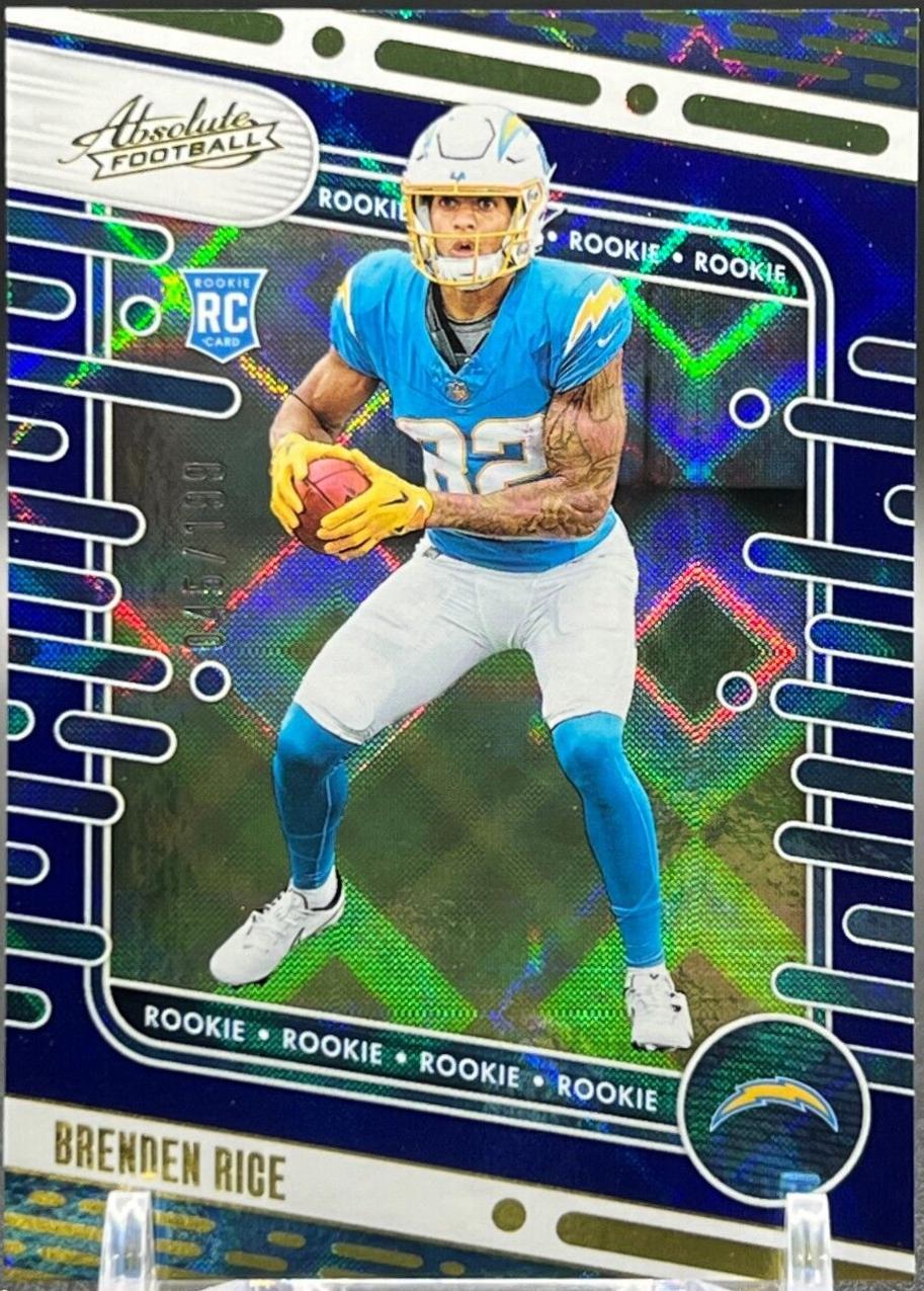 Brenden Rice [Blue Diamonds] #199 Prices | 2024 Panini Absolute ...