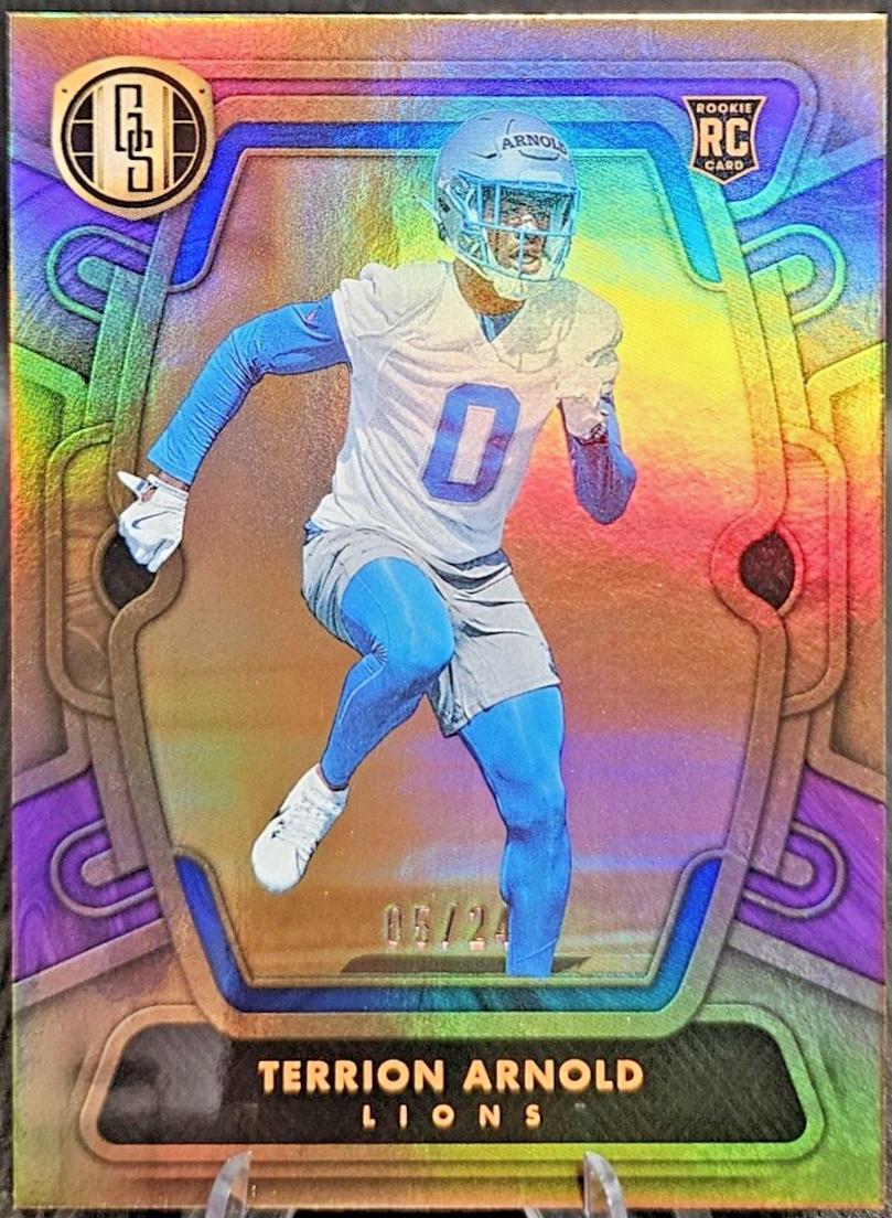 Terrion Arnold [Rose Gold] #121 Prices | 2024 Panini Gold Standard ...