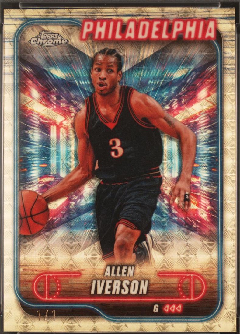Allen Iverson [SuperFractor] #94 Prices | 2024 Topps Chrome ...
