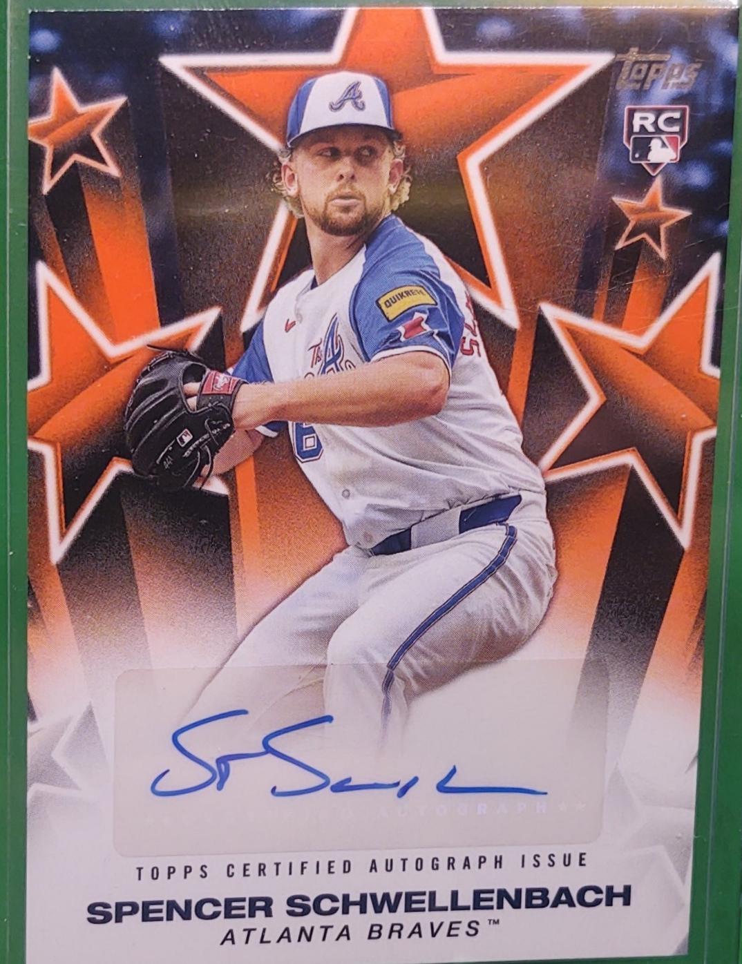 Spencer Schwellenbach [Orange] #BSA-SSC Prices | 2025 Topps Baseball ...
