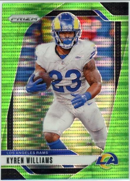 Kyren Williams [Neon Green Pulsar] #167 Prices | 2024 Panini Prizm ...