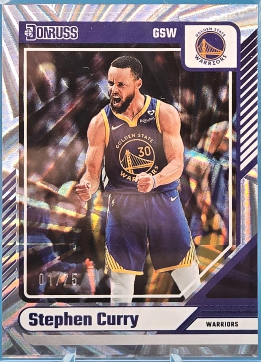 Stephen Curry [Blue Wedges] #64 Prices | 2024 Panini Donruss ...