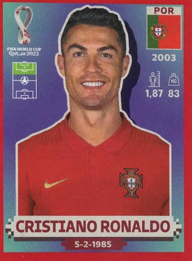 Cristiano Ronaldo [Red] #POR18 Prices | 2022 Panini World Cup Qatar ...