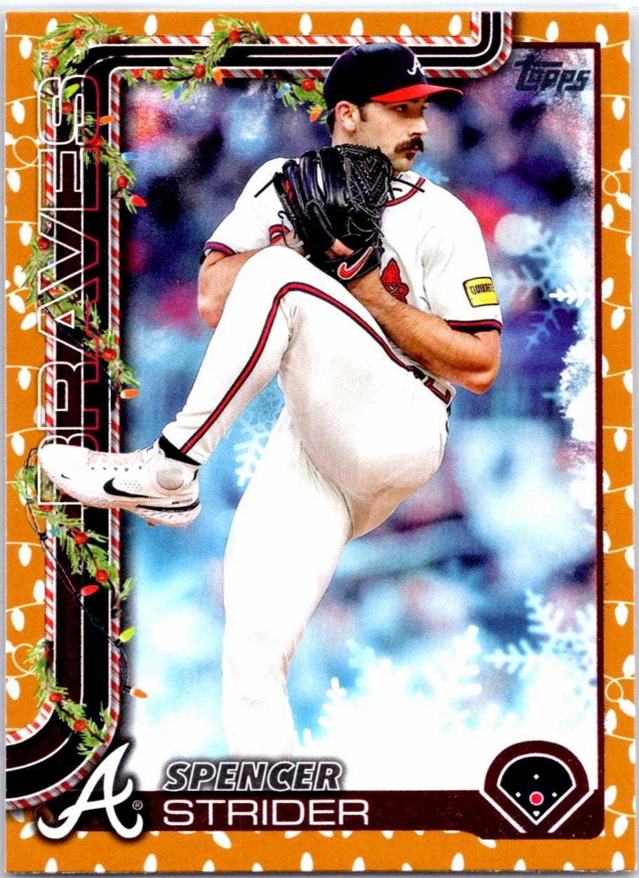 Spencer Strider [Gold Lights] #H75 Prices | 2025 Topps Holiday ...