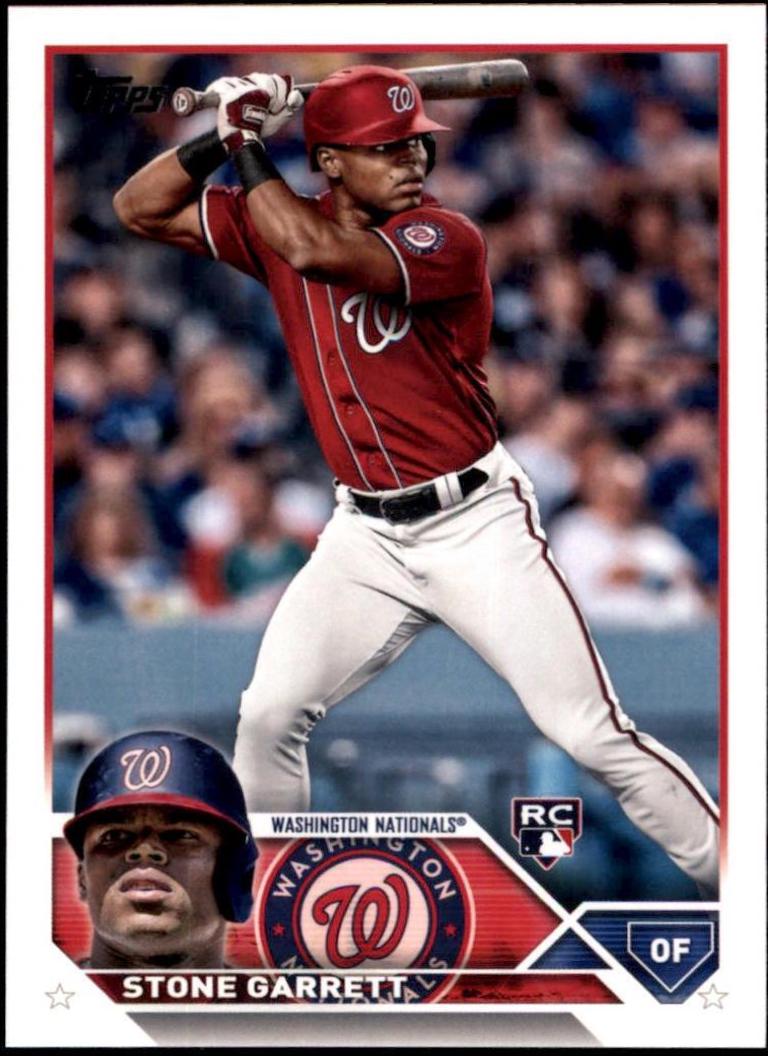 Stone Garrett #498 Prices [Rookie] | 2023 Topps | Baseball Cards