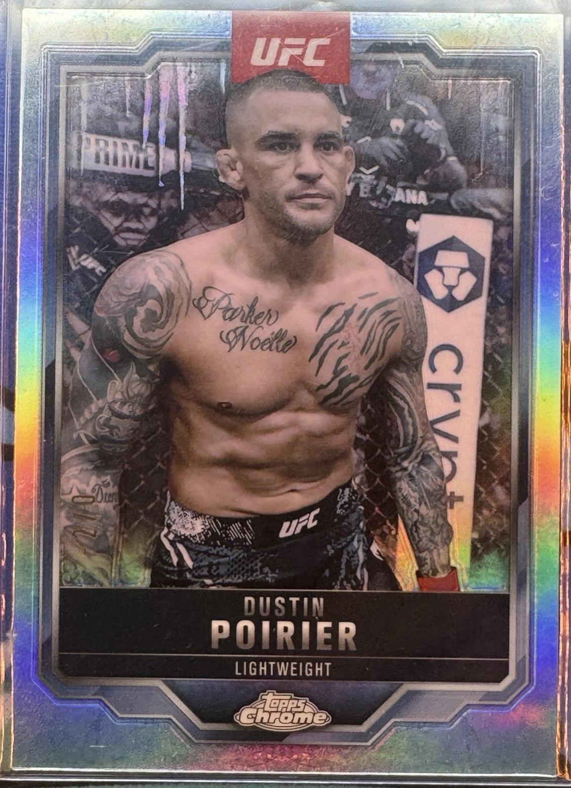 Dustin Poirier [FrozenFractor] #7 Prices | 2025 Topps Chrome UFC | UFC ...