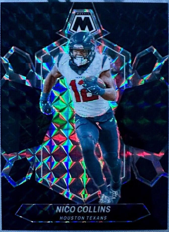Nico Collins [Black] #88 Prices | 2024 Panini Mosaic | Football Cards