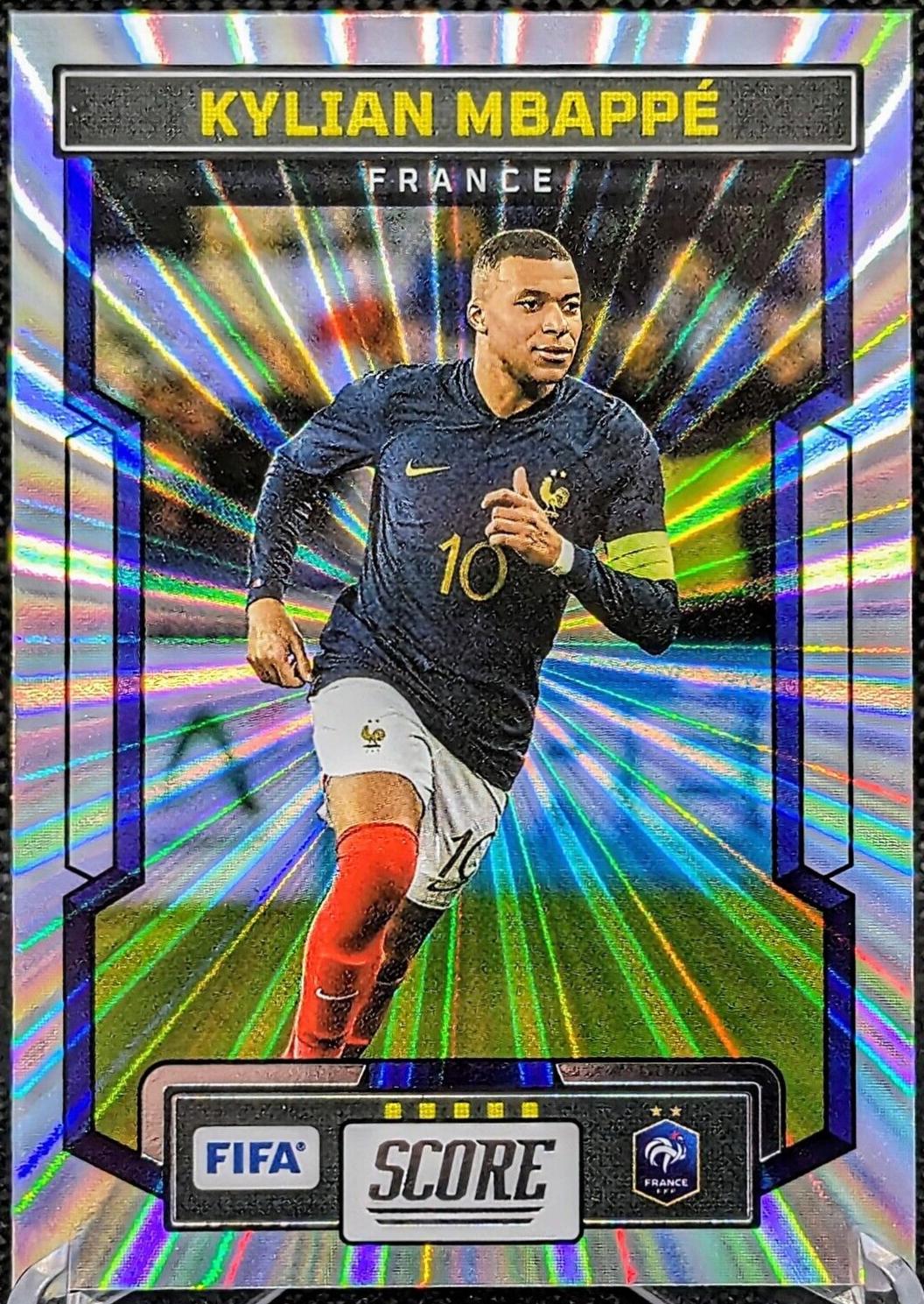 Kylian Mbappe [Silver Laser] #53 Prices | 2023 Panini Score FIFA ...