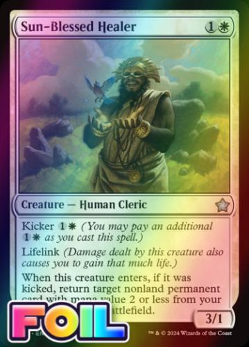 Sun-Blessed Healer [Foil] #25 Prices | Magic Foundations | Magic Cards