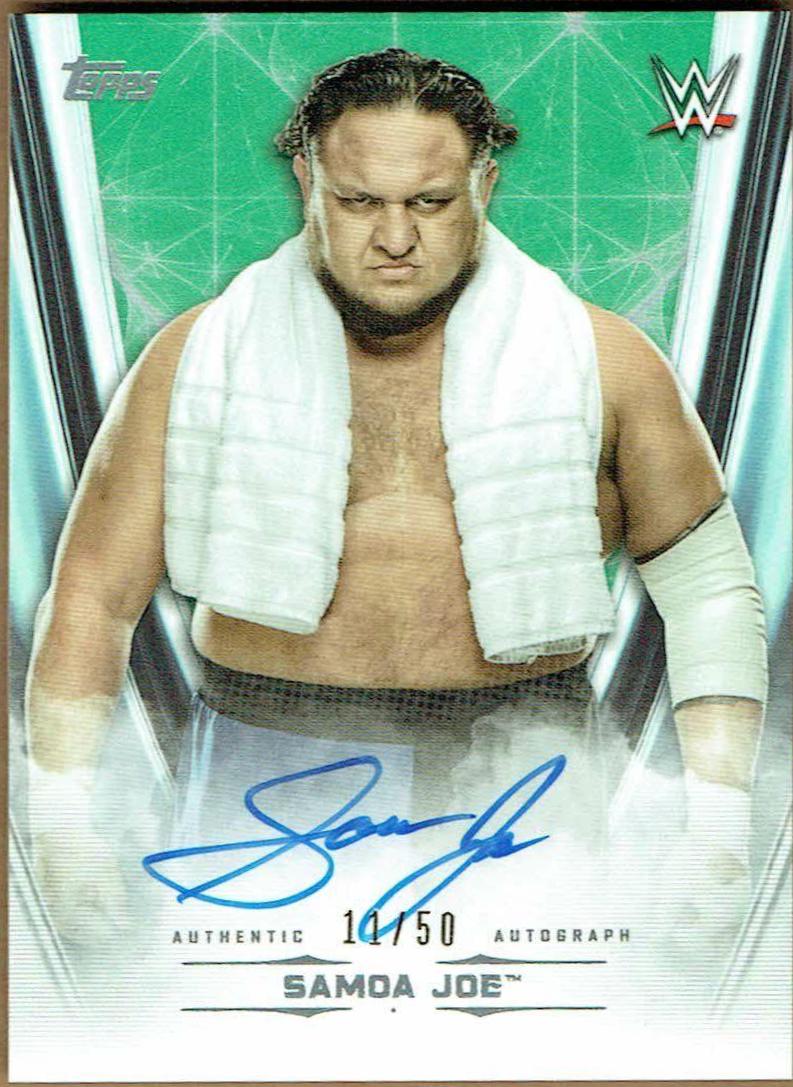 Samoa Joe [Green] #A-SJ Prices | 2020 Topps WWE Undisputed Autographs ...