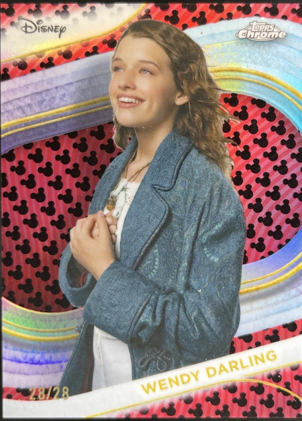 Wendy Darling [Mickey Mouse Logo] #156 Prices | 2025 Topps Chrome Disney
