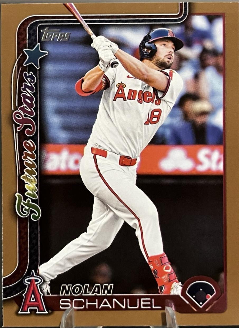 Nolan Schanuel [Gold] #210 Prices | 2025 Topps | Baseball Cards