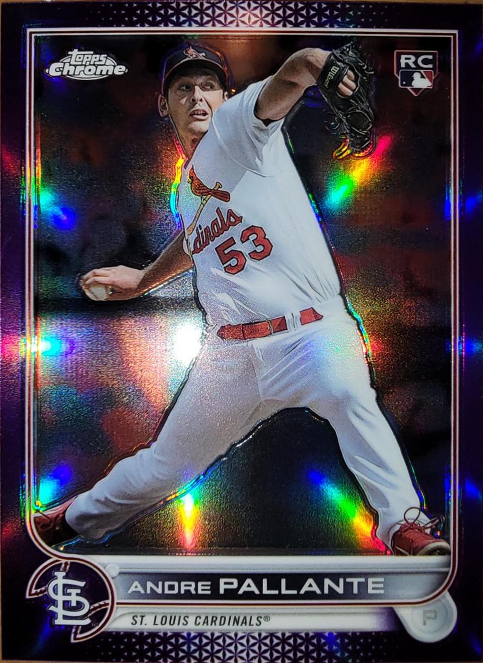 Andre Pallante [Purple] #USC107 Prices | 2022 Topps Chrome Update ...