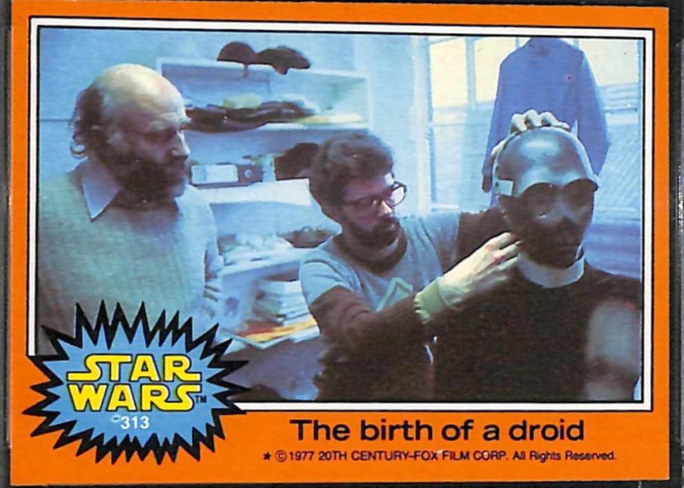 The birth of a droid #313 Prices | Star Wars 1977 Topps | Star Wars Cards