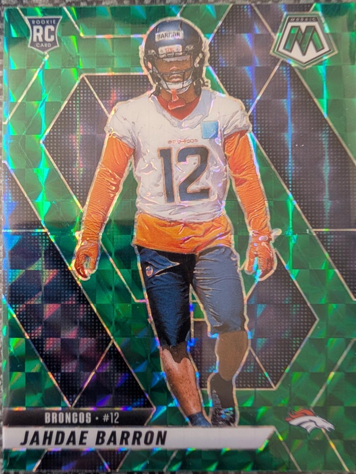 Jahdae Barron [Mosaic Green] #361 Prices | 2025 Panini Mosaic ...