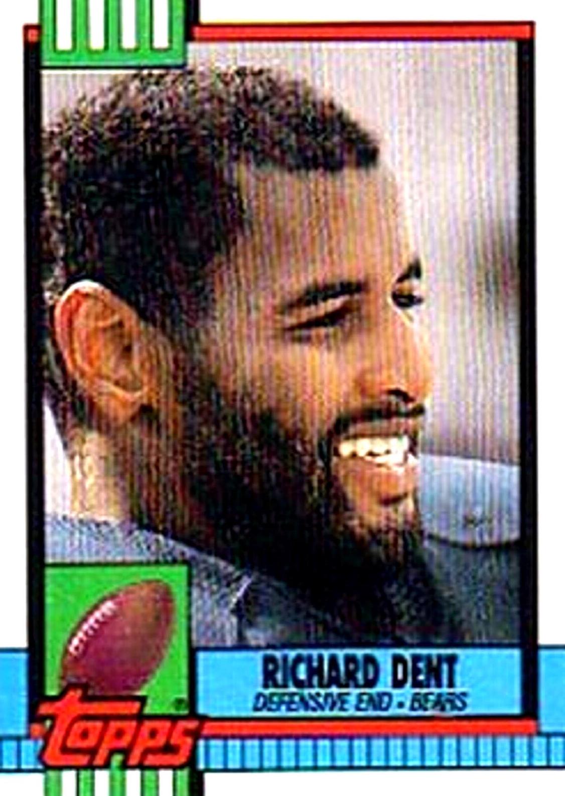 Richard Dent [Disclaimer Back] #376 Prices | 1990 Topps | Football Cards