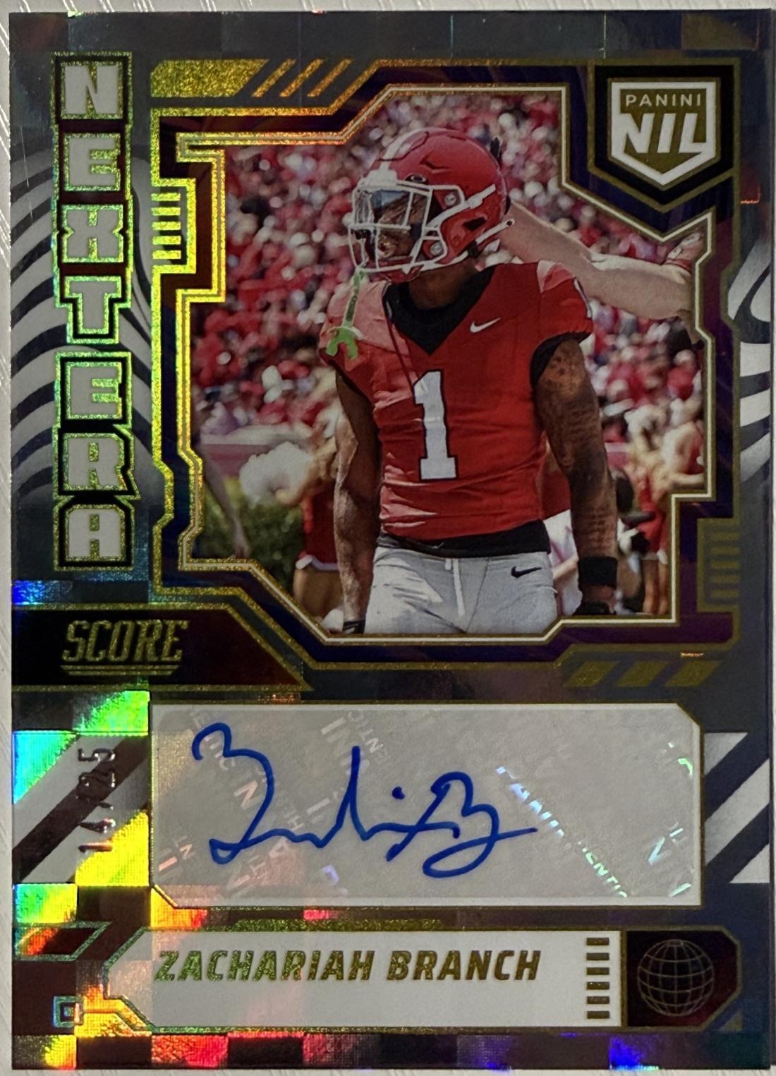 Zachariah Branch [Ground Zero] #16 Prices | 2025 Panini Score Next Era ...