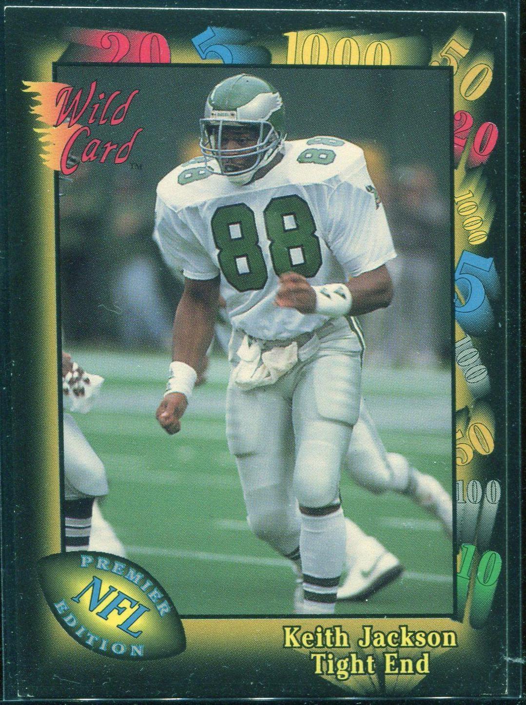 Keith Jackson #77 Prices | 1991 Wild Card | Football Cards