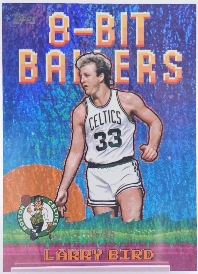 Larry Bird [Holo Orange] #8B-25 Prices | 2025 Topps 8-Bit Ballers ...