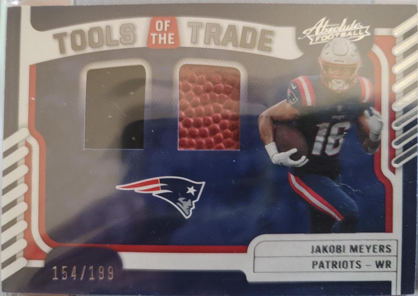 Jakobi Meyers #TTD-46 Prices | 2022 Panini Absolute Tools of the Trade ...