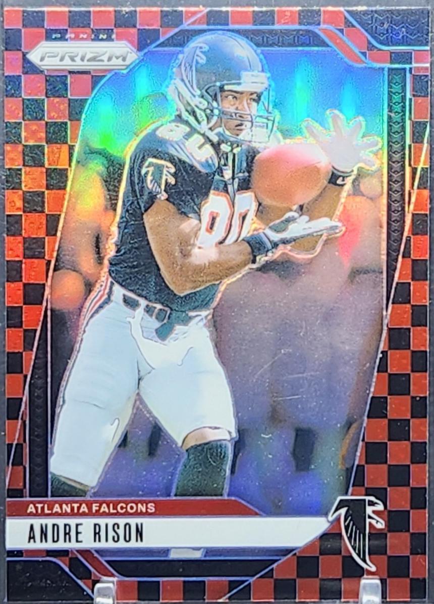 Andre Rison [Black Red Checker] #16 Prices | 2024 Panini Prizm ...