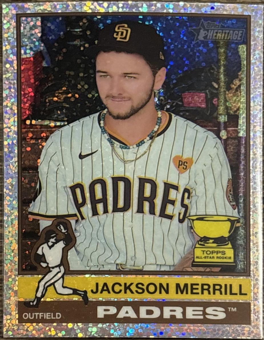 Jackson Merrill [Chrome] #422 Prices | 2025 Topps Heritage | Baseball Cards