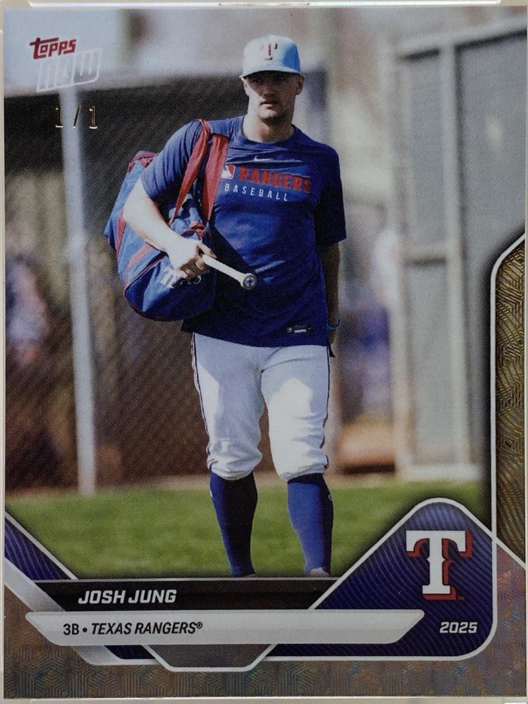 Josh Jung [Gold Foil] #OD-148 Prices | 2025 Topps Now Road To Opening ...