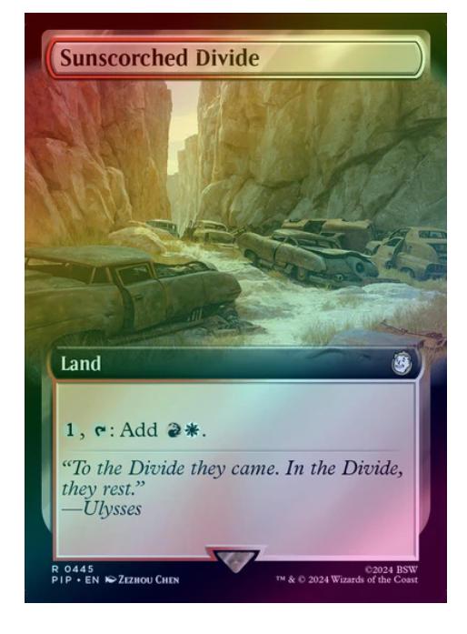 Sunscorched Divide [Foil] #445 Prices | Magic Fallout | Magic Cards