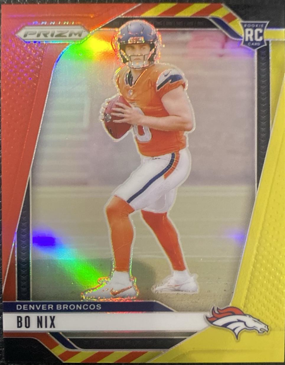 Bo Nix [Red Yellow] #309 Prices | 2024 Panini Prizm | Football Cards