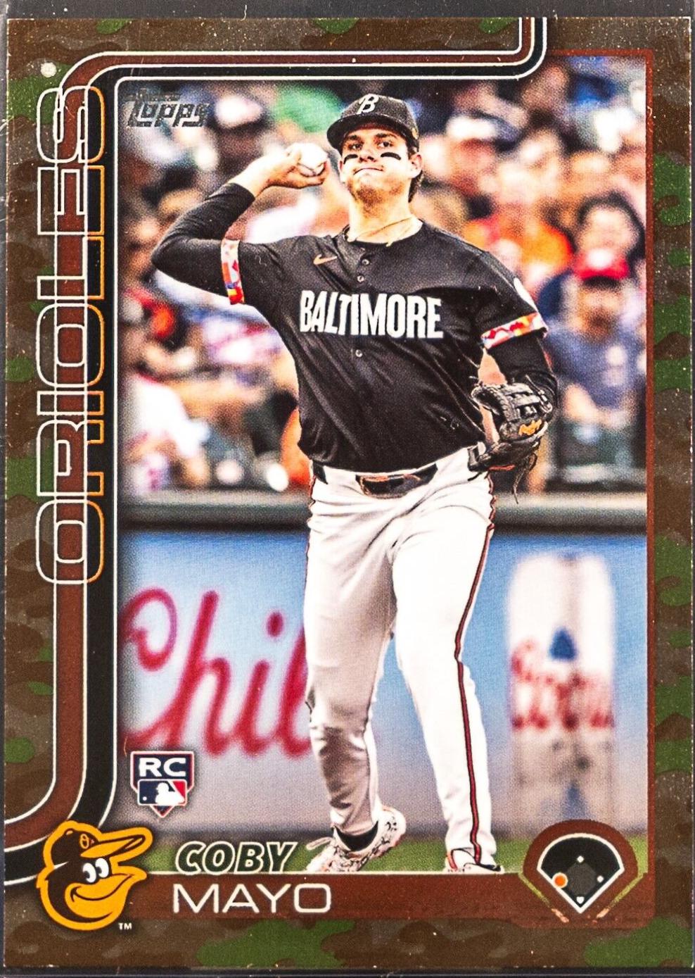 Coby Mayo [Memorial Day Camp] #20 Prices | 2025 Topps | Baseball Cards