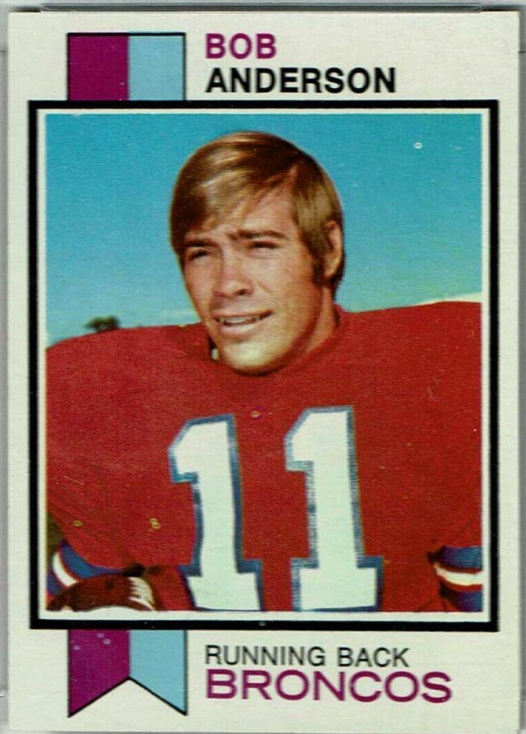 Bob Anderson #413 Prices | 1973 Topps | Football Cards