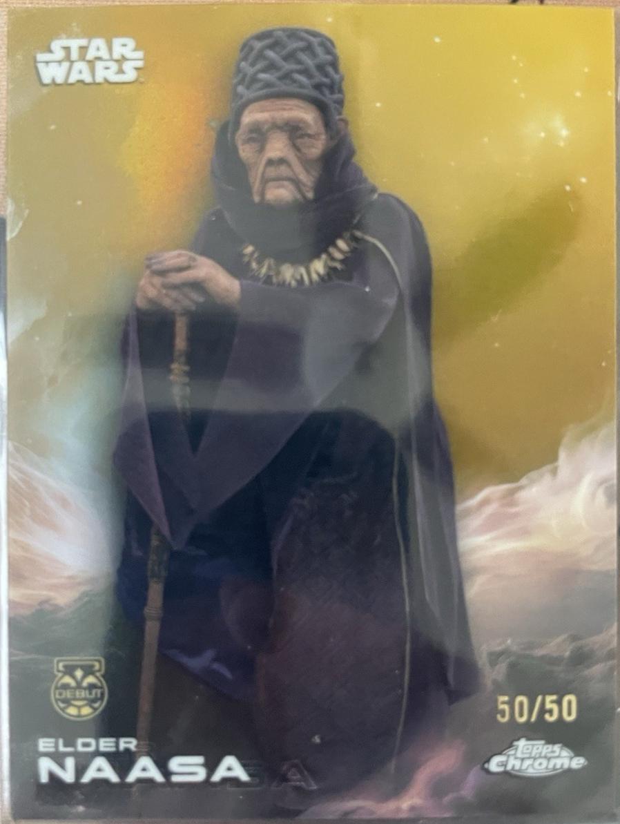 Elder Naasa [Gold] #37 Prices | Star Wars 2025 Topps Chrome | Star Wars ...
