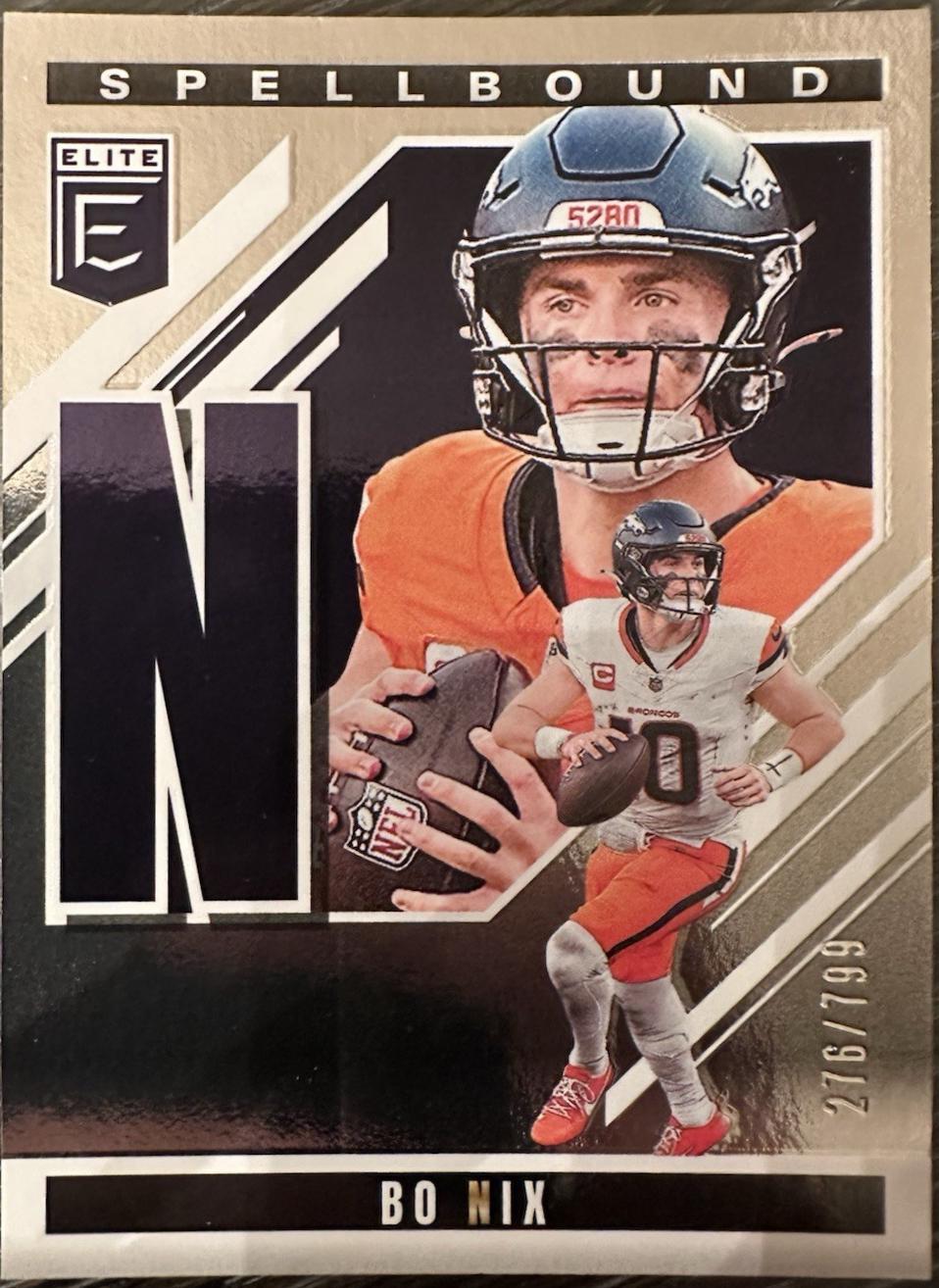 Bo Nix #26 Prices | 2025 Panini Donruss Elite Spellbound | Football Cards
