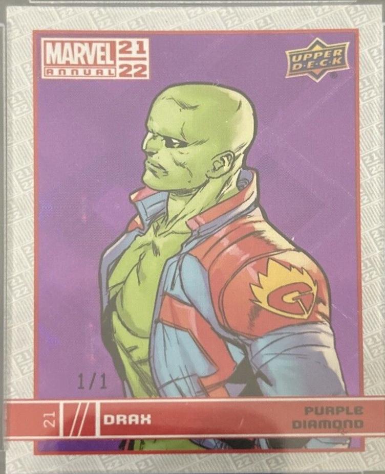 Drax [Purple Diamond] #21 Prices | Marvel 2021 Upper Deck Annual ...