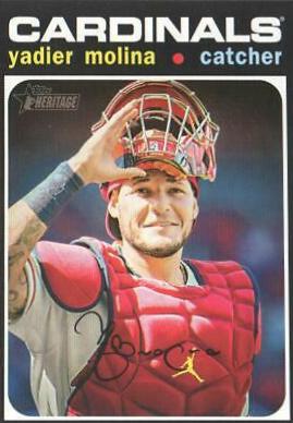 Yadier Molina #400 Prices | 2020 Topps Heritage | Baseball Cards